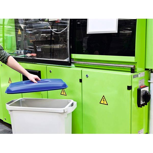 Bidone rettangolare in plastica per rifiuti e raccolta differenziata ...