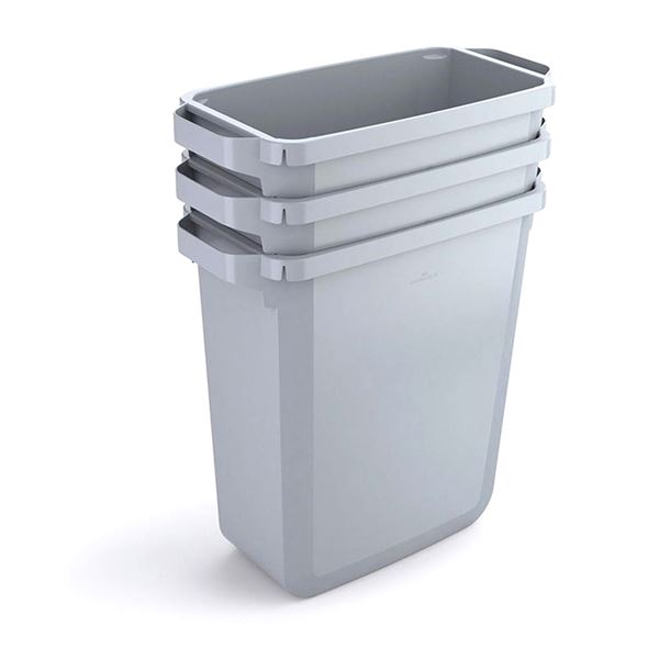 Bidone rettangolare in plastica per rifiuti e raccolta differenziata ...